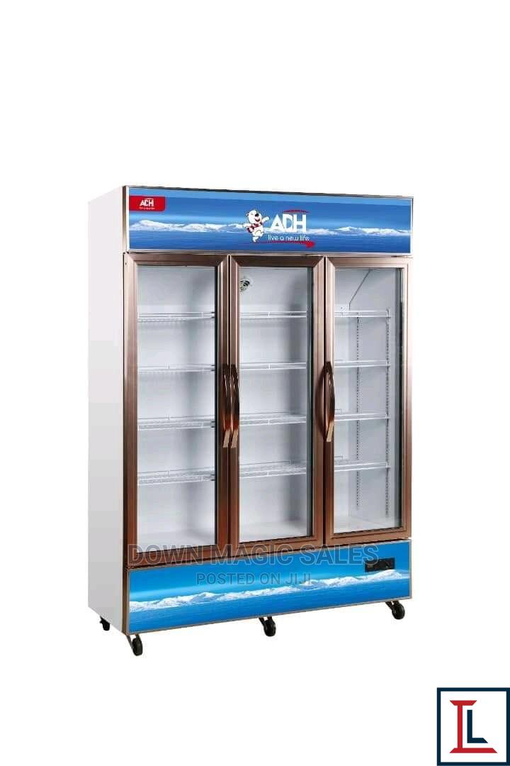 ADH 1035 Litres Display Fridge, SC-85HB35 Triple Glass Door Display ...