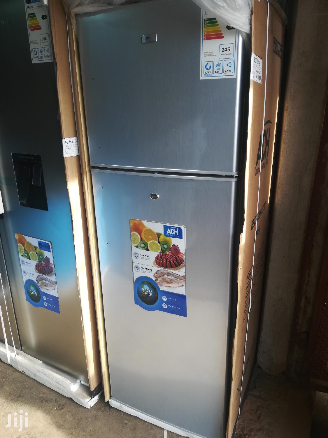 ADH 428 Liters Double Door Fridge BCD428 - Silver ~ Good Price Store