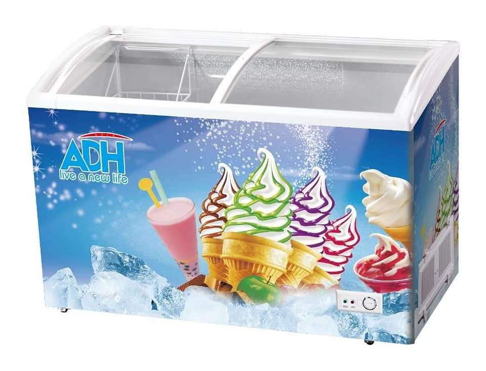 ADH Show Case Display Freezer SD 390 Litres ~ Good Price Store