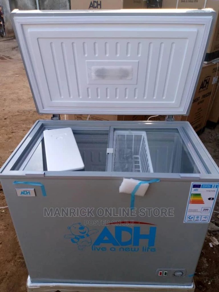 ADH 230Litres Chest Freezer – Silver ~ Good Price Store