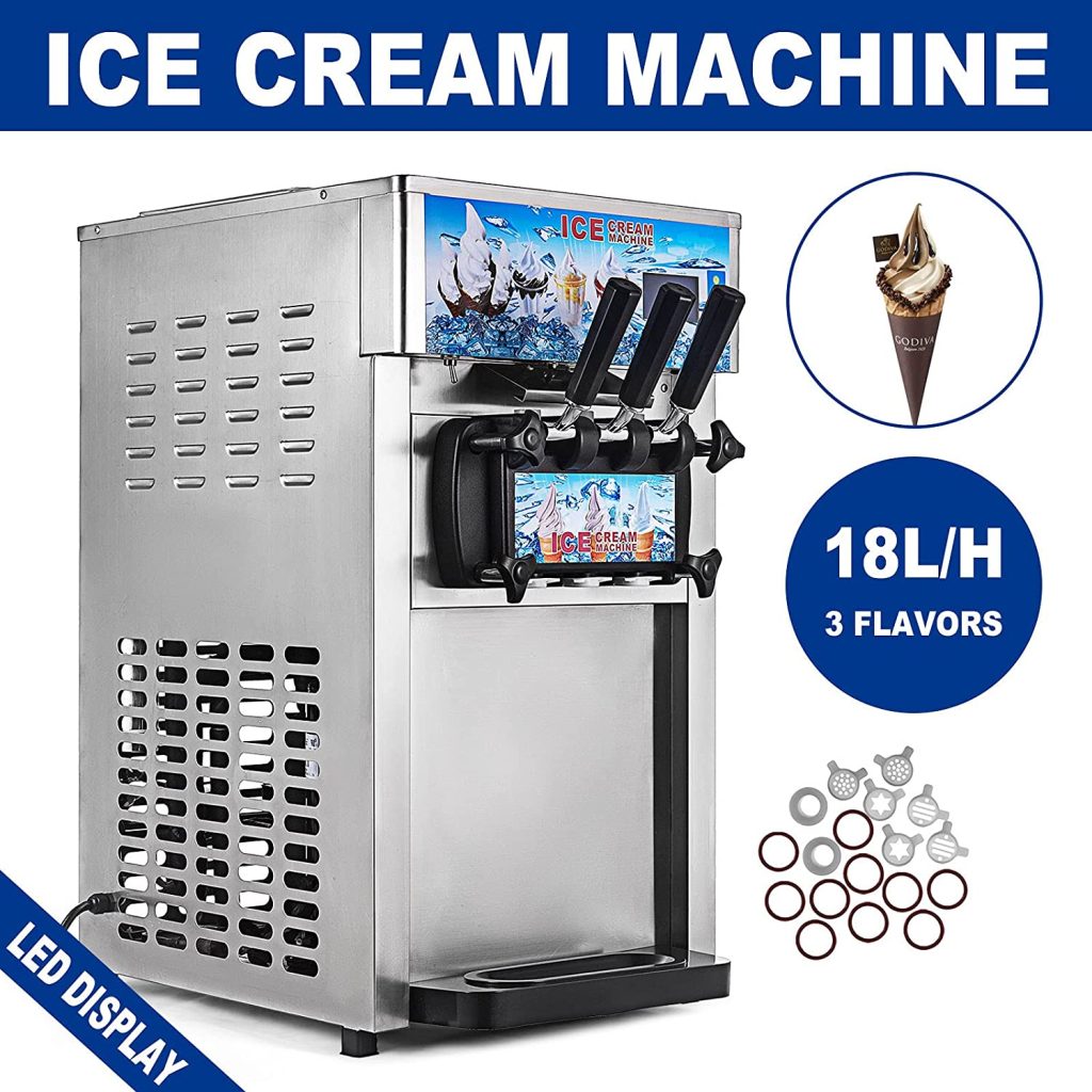 Ice Cream Maker Machine - Table Top 3 flavors ~ Good Price Store