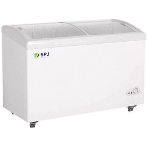 SPJ 470 Litres Generic Curved Glass Showcase Chest Freezer ~ Good Price ...