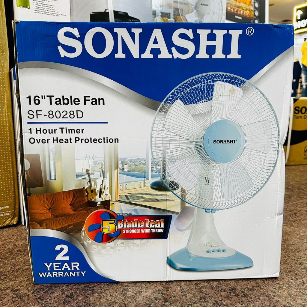 Sonashi SF-8028D 16-inch Table Fan ~ Good Price Store