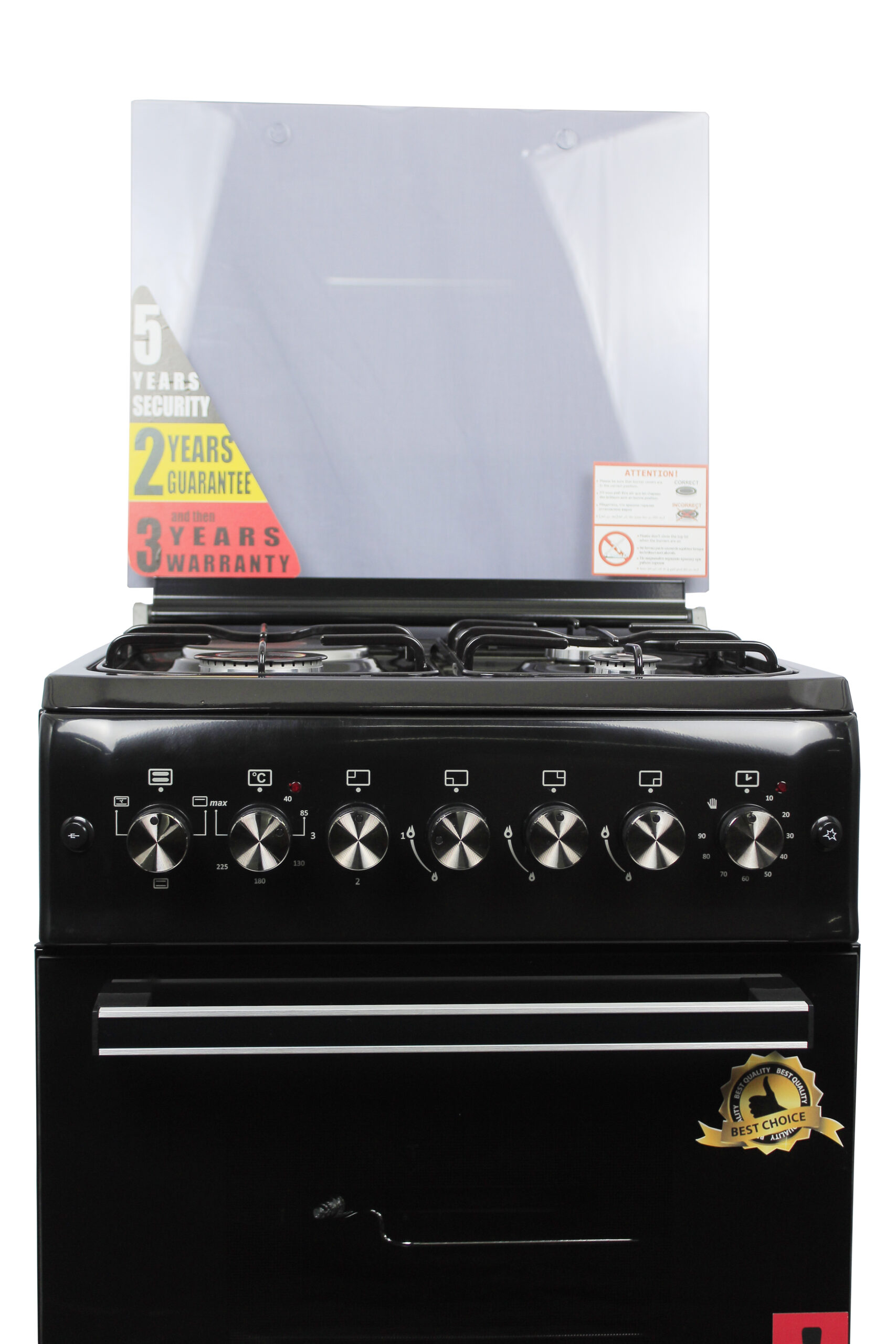 BlueFlame cooker S6031EFRP – B 60x60cm, 3 gas burners and 1electric hot ...