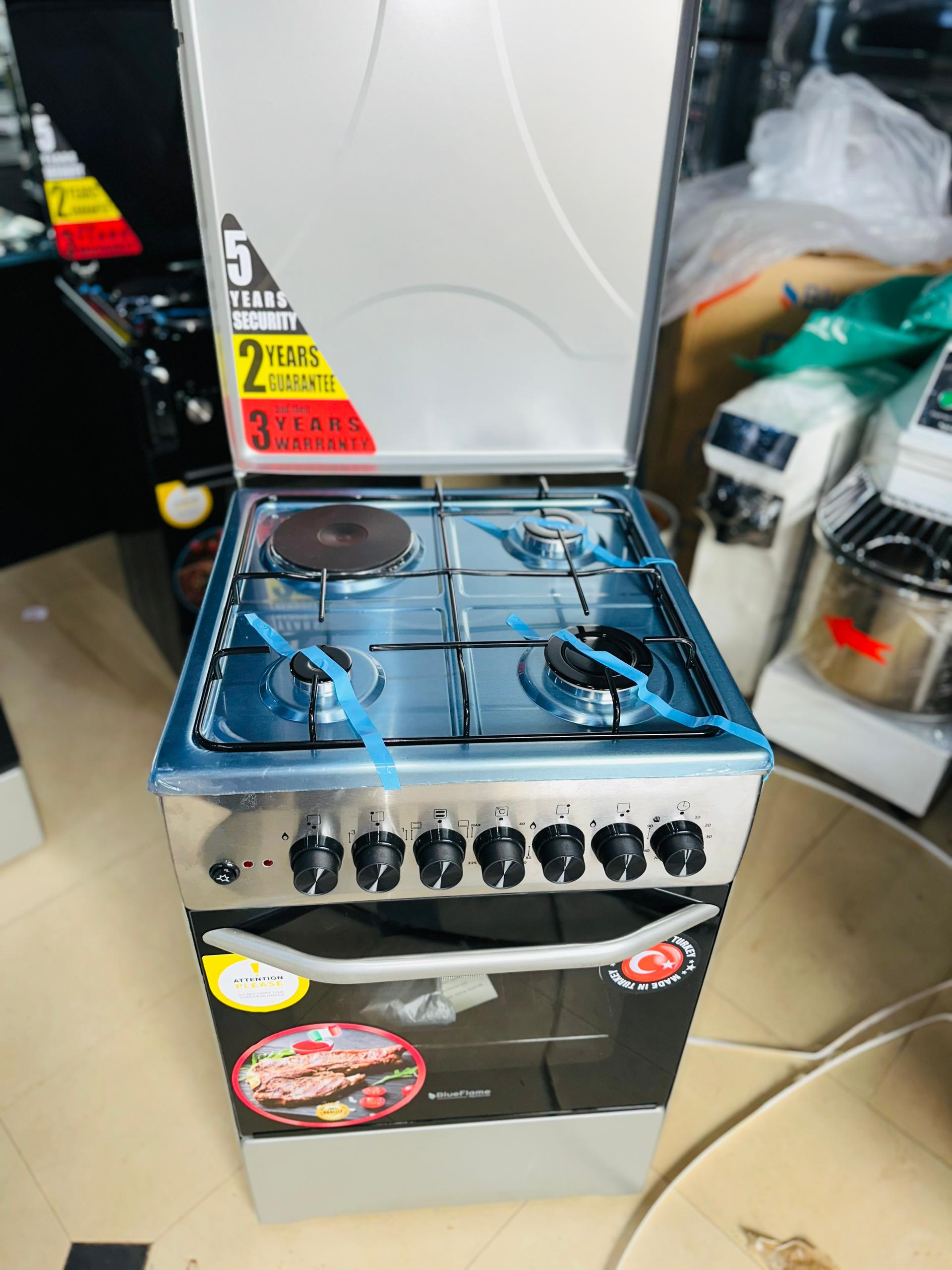 Blueflame Cooker 3gas 1 electric C5031E–I 50x50cm ~ Good Price Store