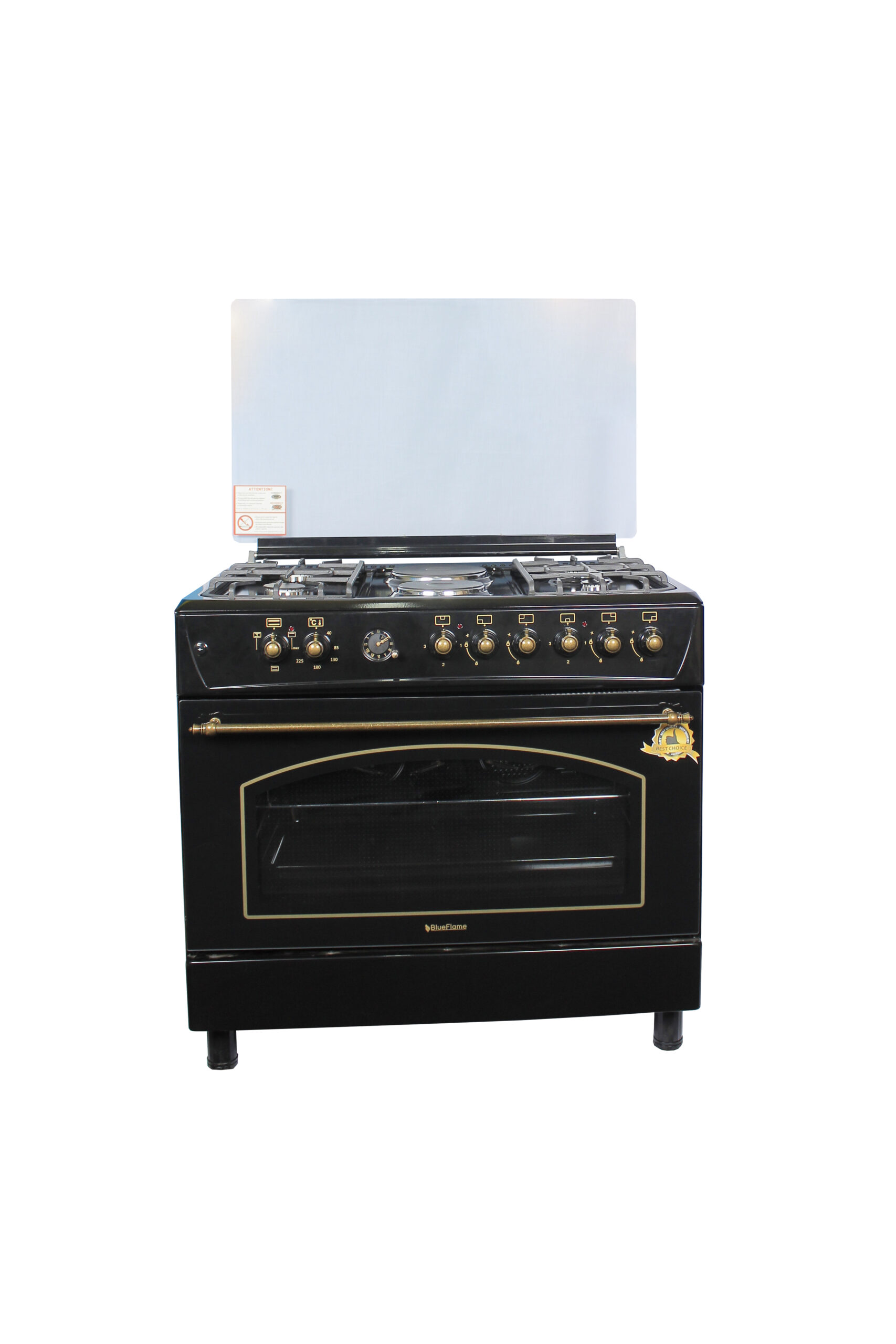 Blueflame rustic cooker T6031ERF – B 60 X 60 cm 4 Gas & 2 Electric with ...