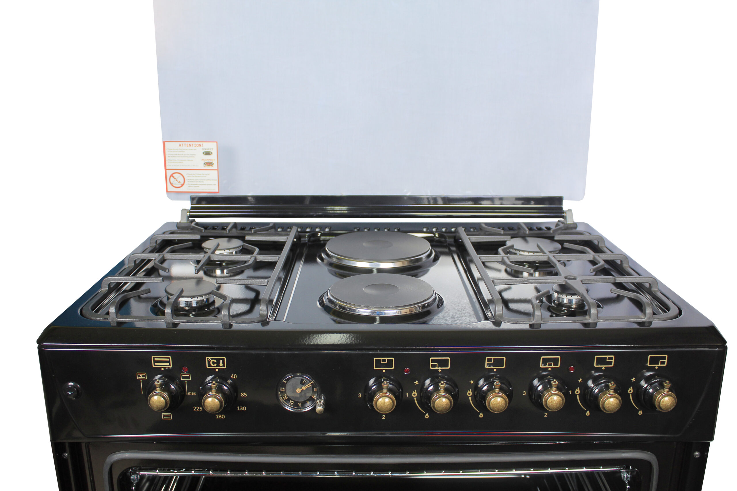 Blueflame rustic cooker T6031ERF – B 60 X 60 cm 4 Gas & 2 Electric with ...
