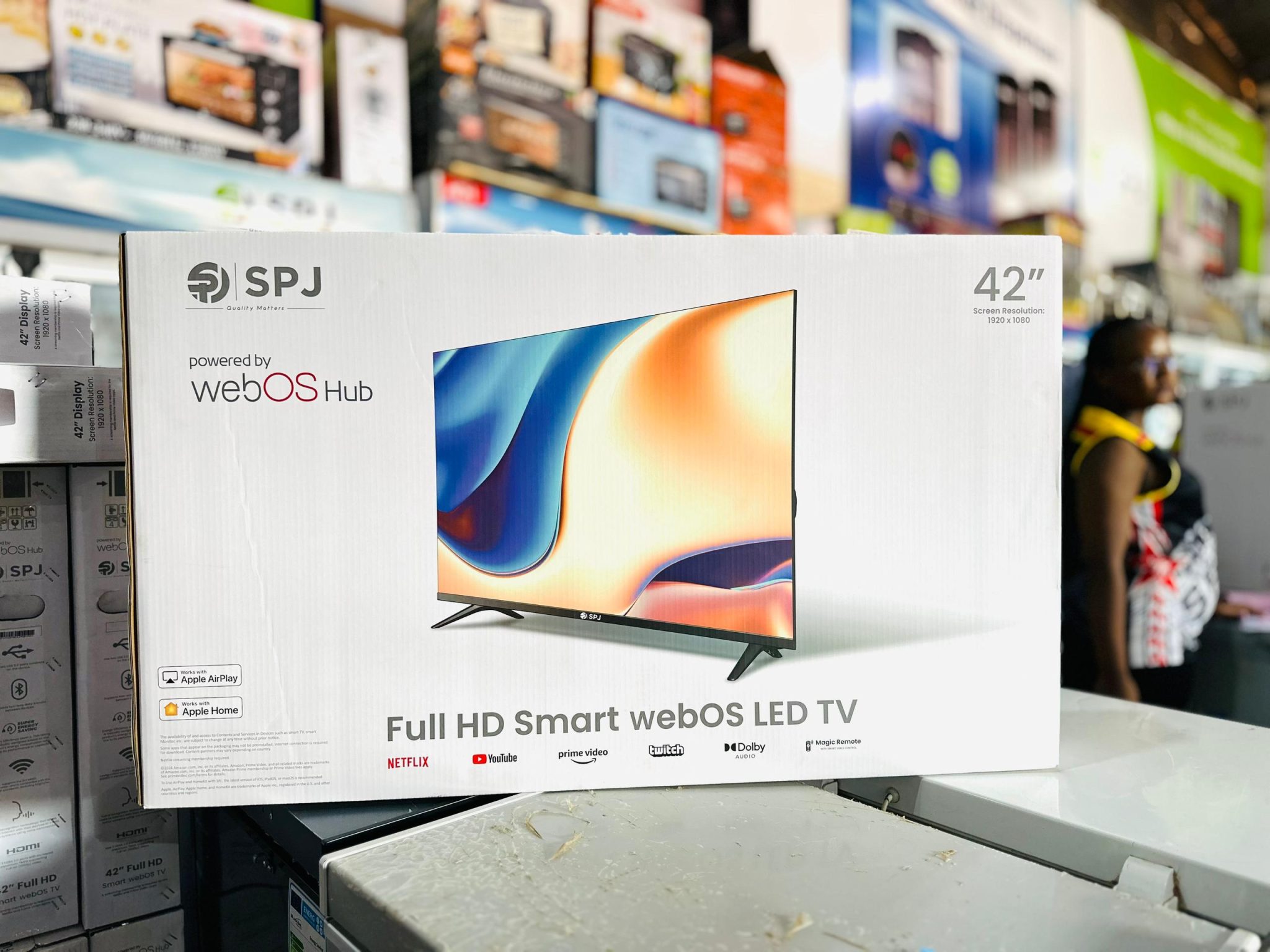 SPJ 42 Inch FHD WebOs LED Smart TV ~ Good Price Store